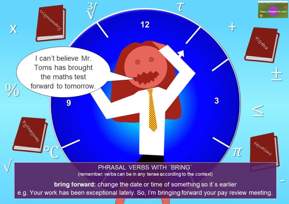 Phrasal verbs with bring - Mingle-ish