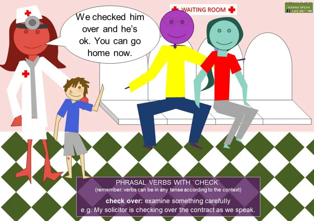 Phrasal verbs with check - Mingle-ish