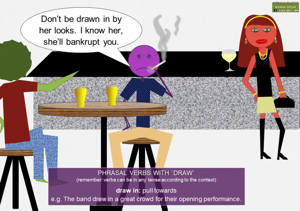 Phrasal verbs with draw - Mingle-ish