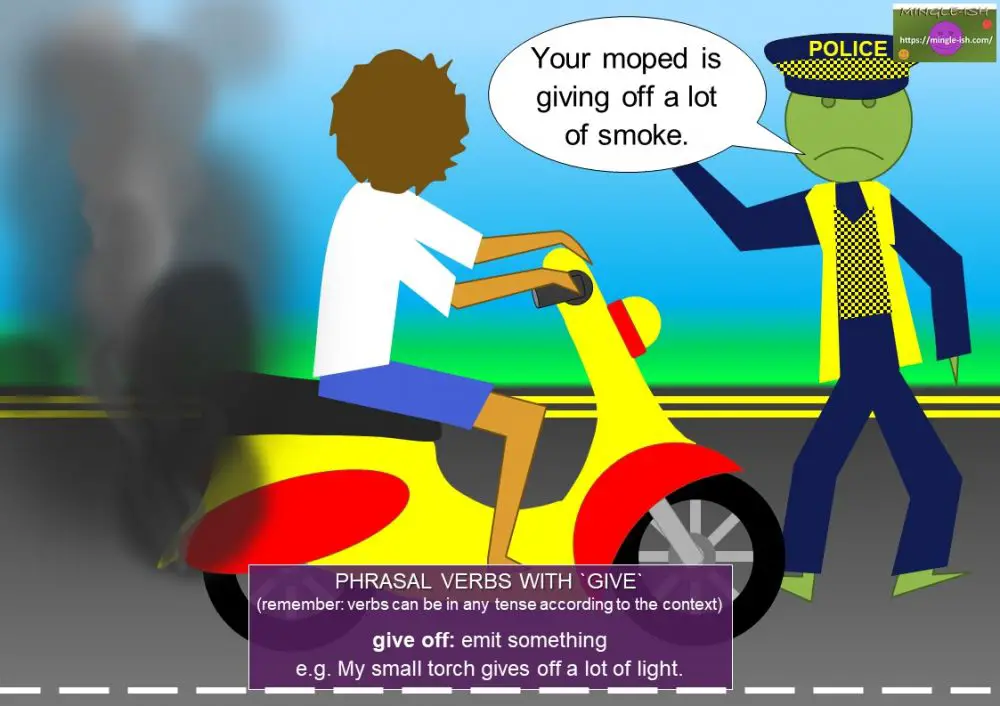 Phrasal verbs with give - Mingle-ish