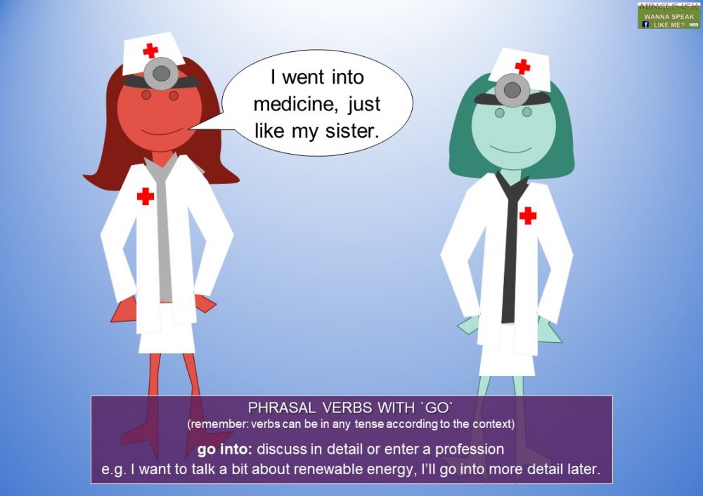 Phrasal verbs with go - Mingle-ish