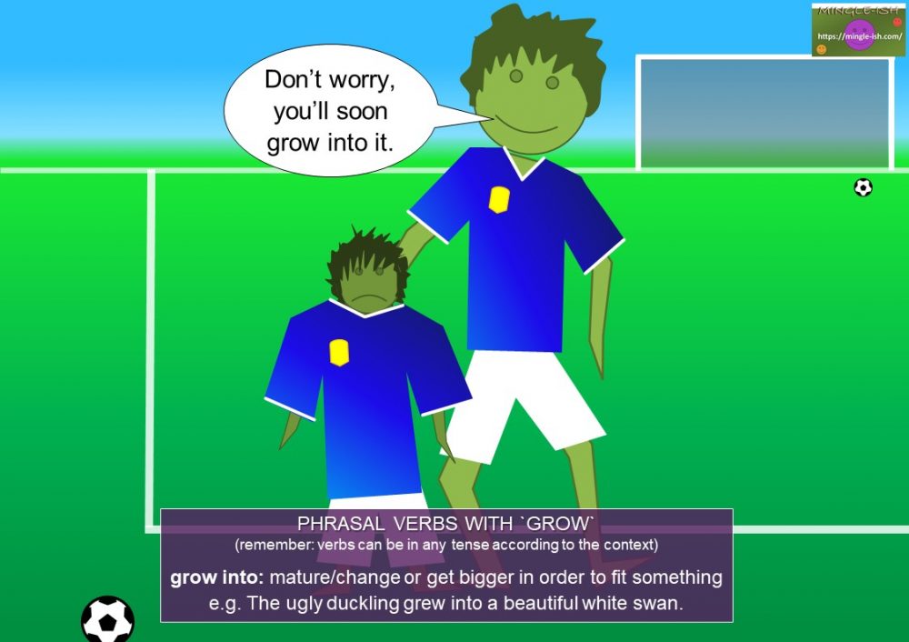 Phrasal verbs with grow - Mingle-ish