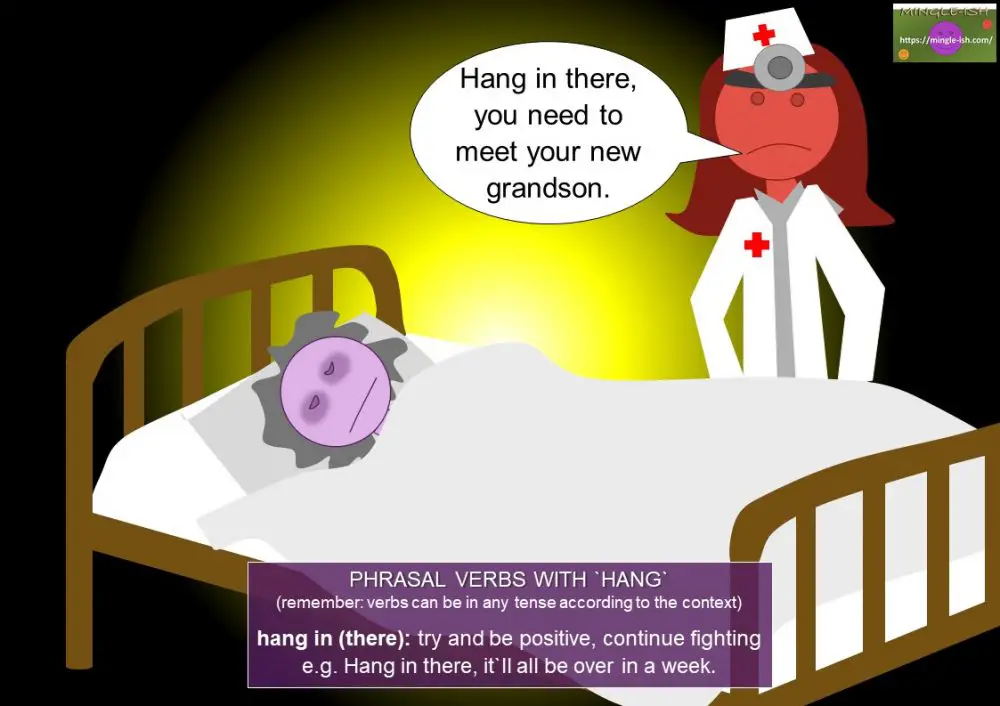 Phrasal verbs with hang - Mingle-ish