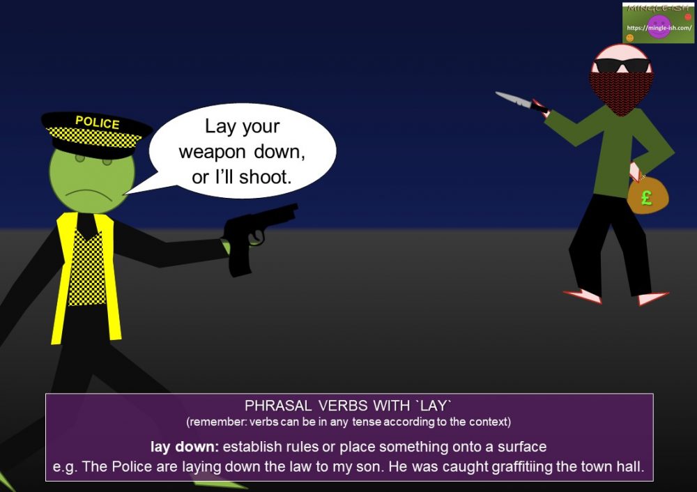 Phrasal verbs with lay - Mingle-ish