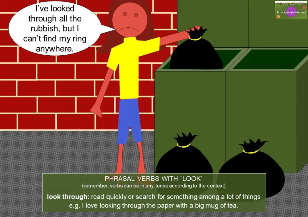 Phrasal verbs with look - Mingle-ish