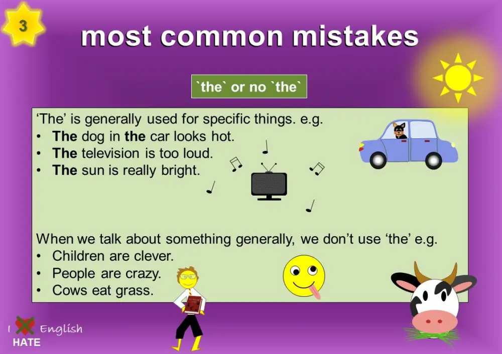 15 common mistakes made by English learners - Mingle-ish