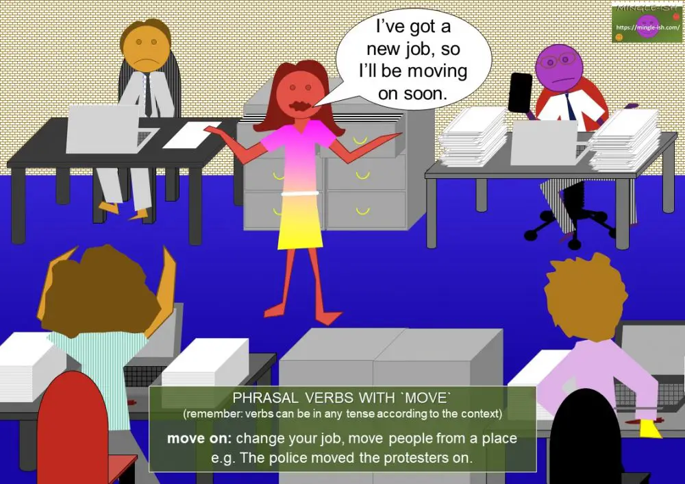 Phrasal verbs with move - Mingle-ish