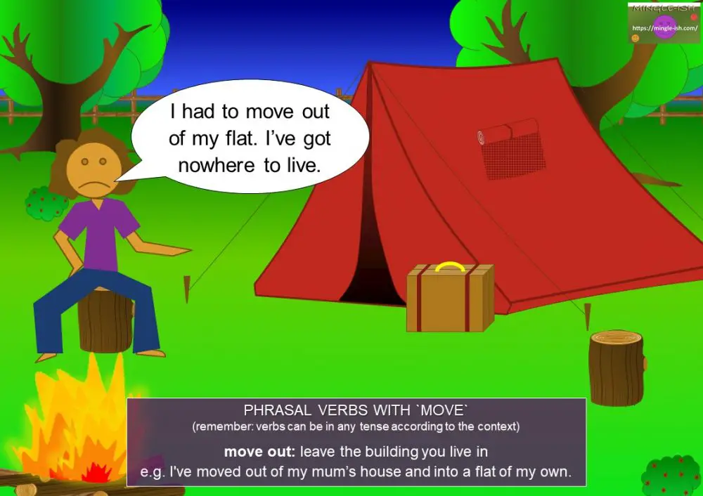 Phrasal verbs with move - Mingle-ish