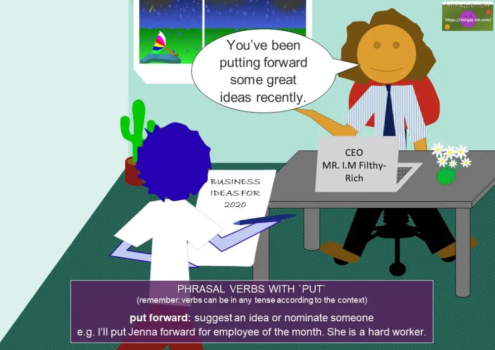 Phrasal verbs with put - Mingle-ish