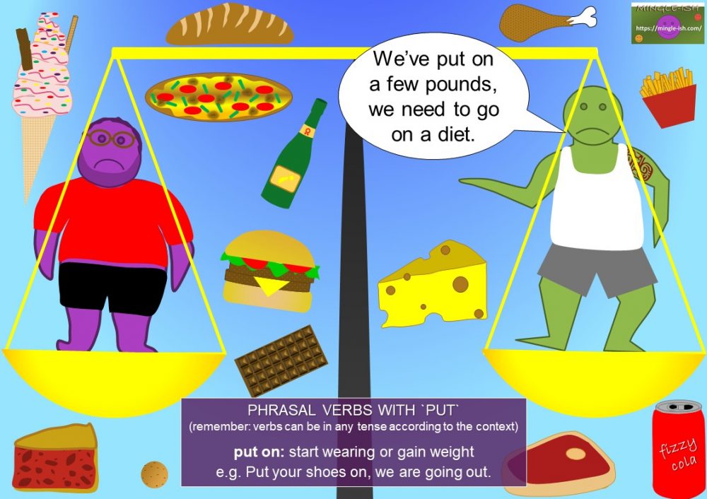 Phrasal verbs with put - Mingle-ish