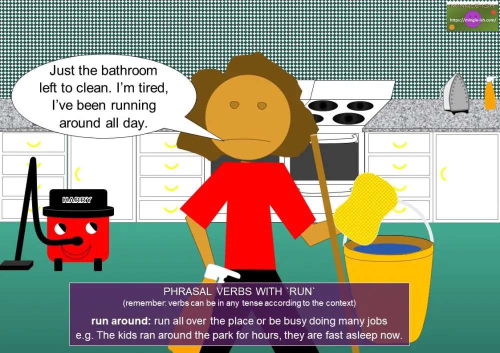 Phrasal verbs with run - Mingle-ish