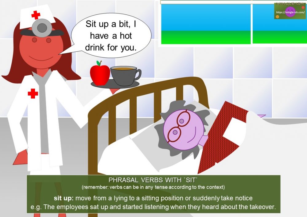Phrasal verbs with sit - WITH PICTURES - Mingle-ish