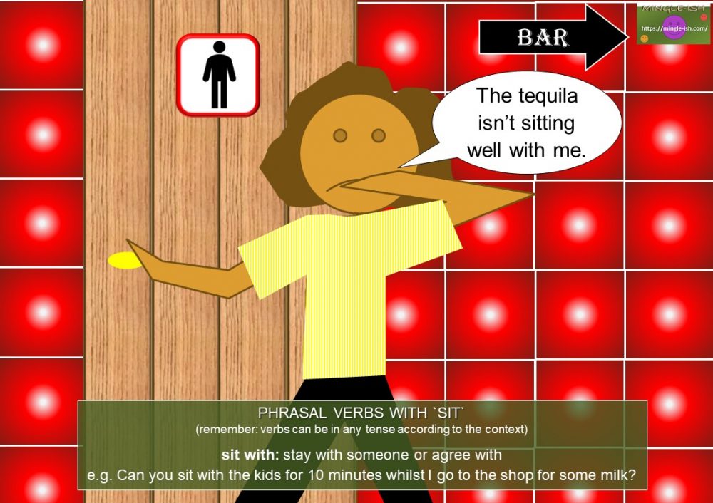 Phrasal verbs with sit - WITH PICTURES - Mingle-ish