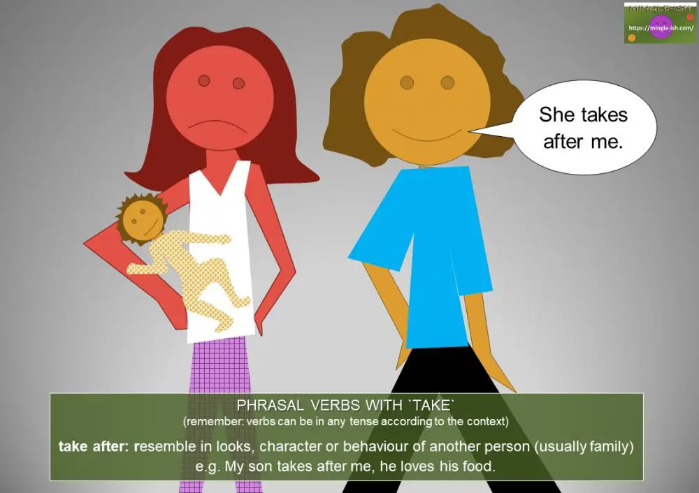 Phrasal verbs with take - Mingle-ish