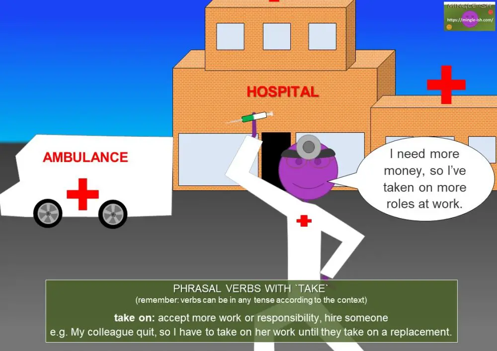 Phrasal verbs with take - Mingle-ish