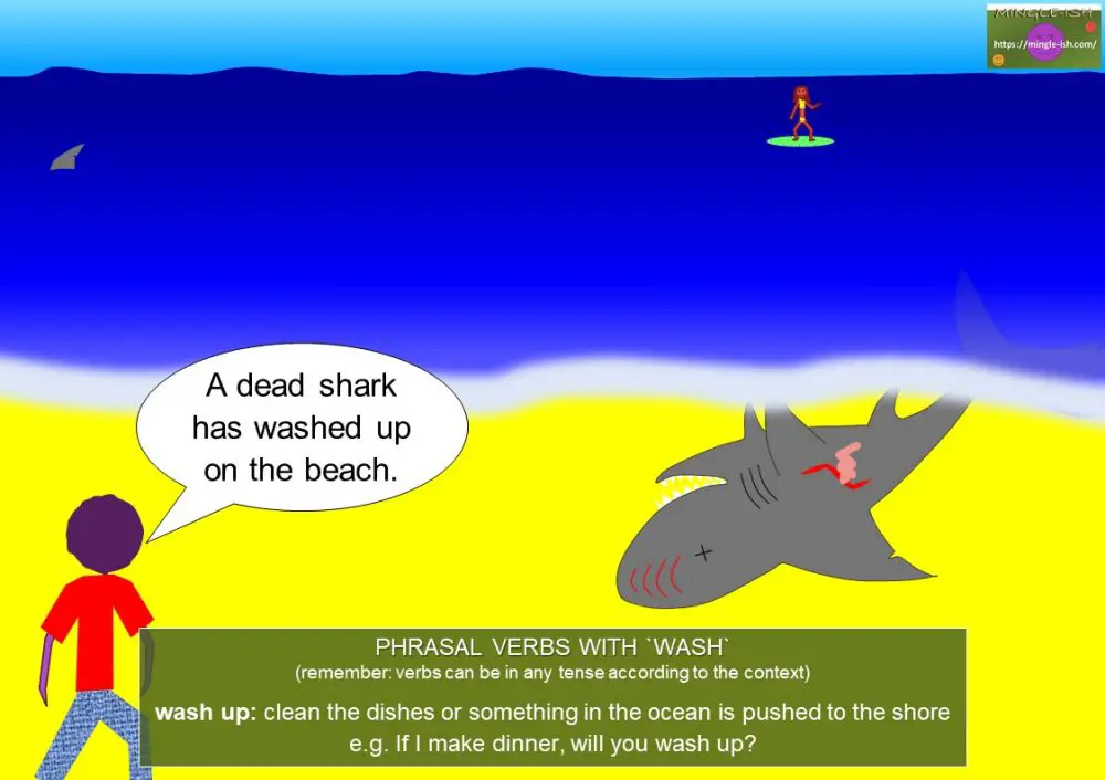 Phrasal verbs with wash - Mingle-ish