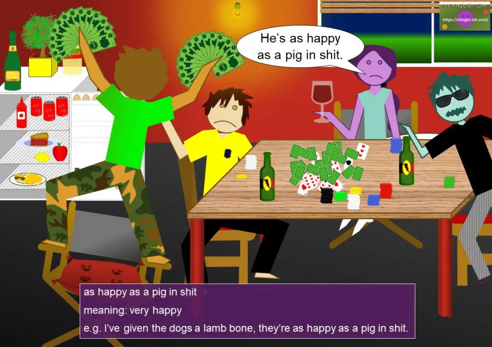 Pig idioms and sayings - Mingle-ish