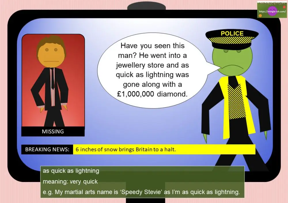 Idioms and phrases with adjectives - Quick - Mingle-ish