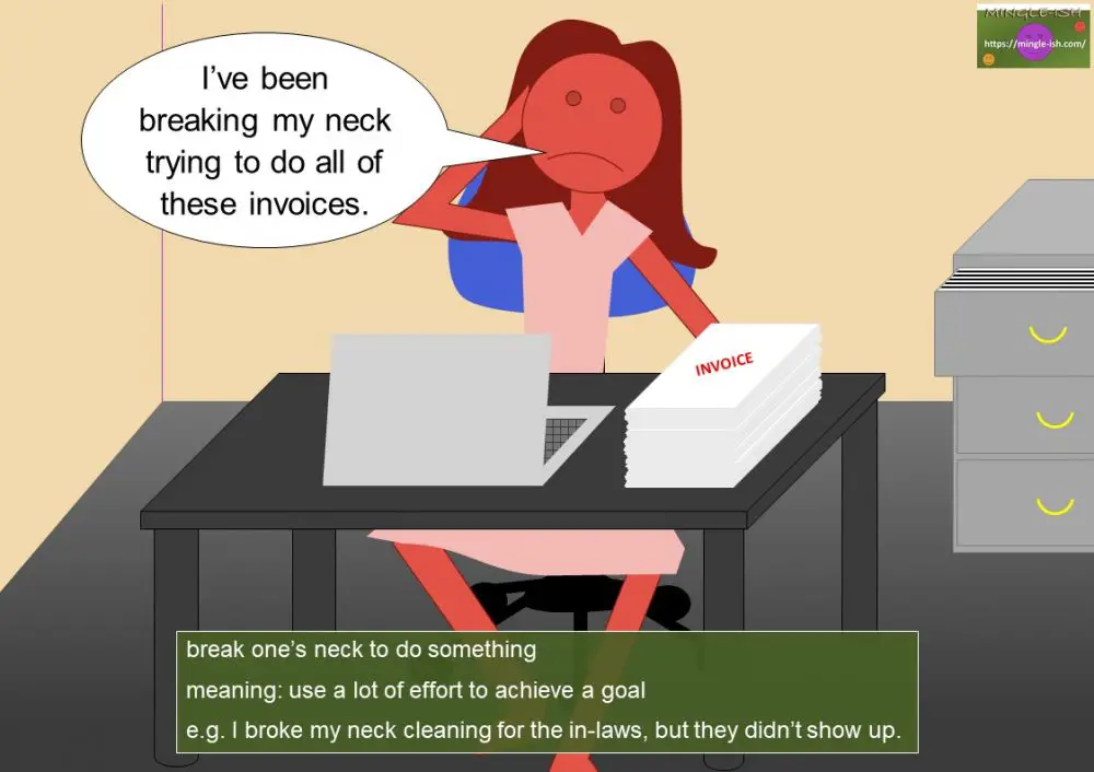 NECK idioms (body idioms) - Mingle-ish