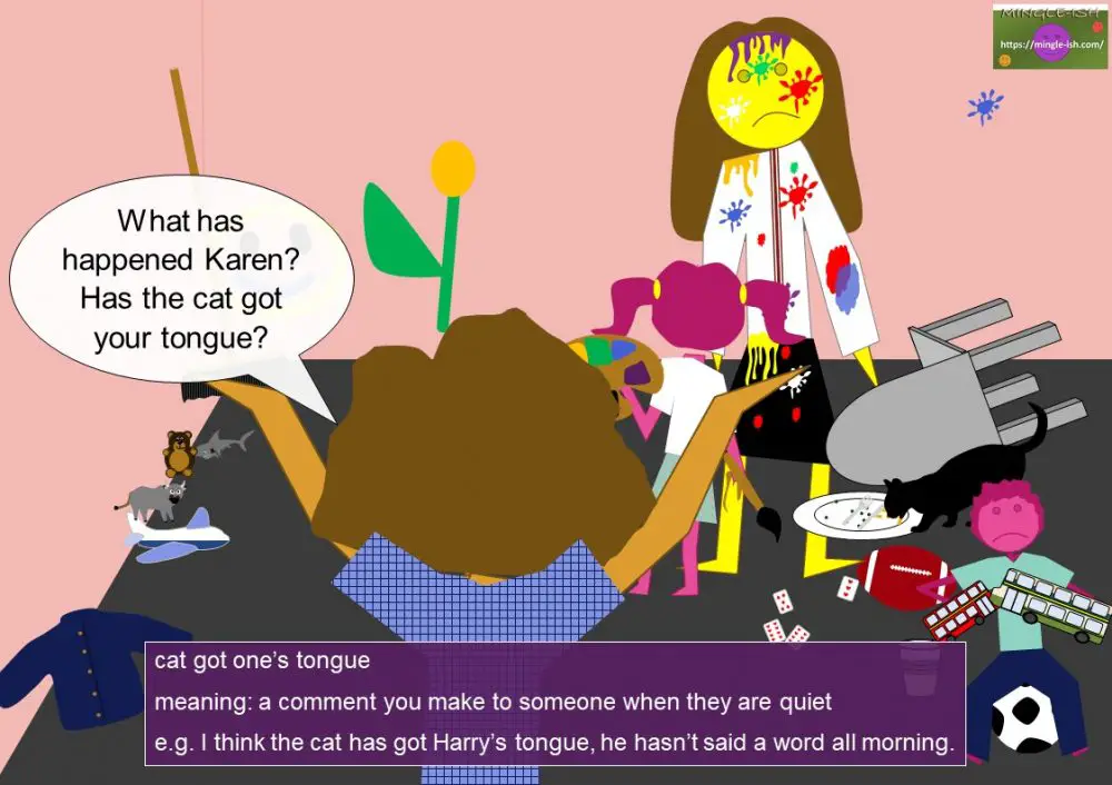 Cat idioms and expressions - Mingle-ish