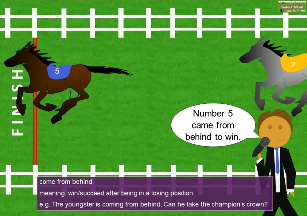 Horse Racing idioms and expressions - Mingle-ish