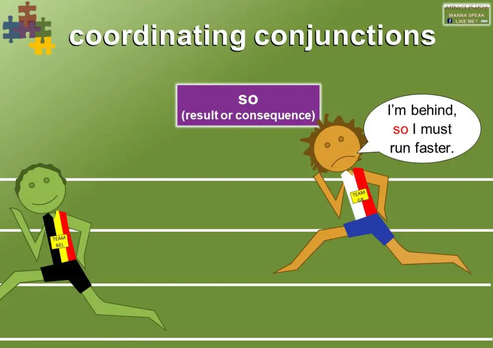 Coordinating conjunctions - FANBOYS - Mingle-ish