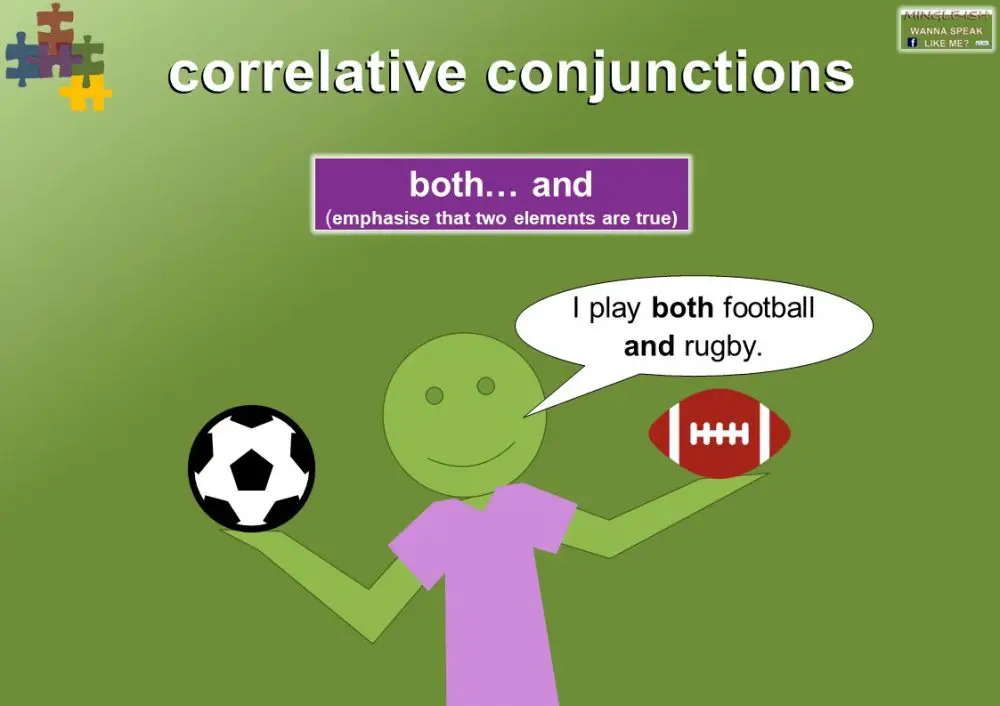 Correlative conjunctions - meaning and examples - Mingle-ish