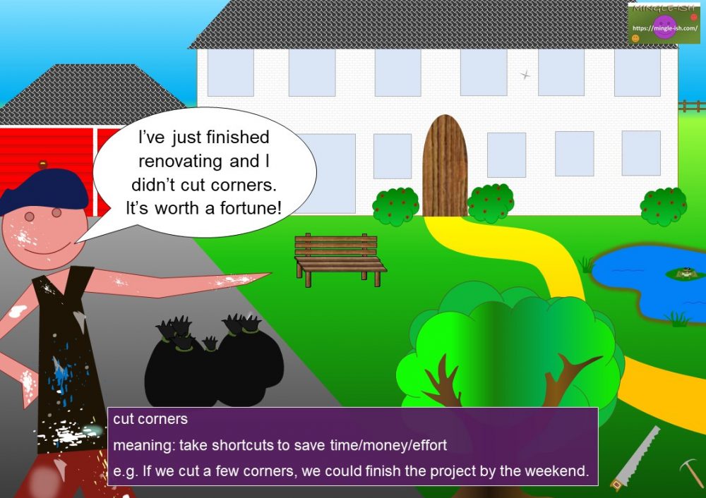 Idioms with verbs - CUT - Mingle-ish