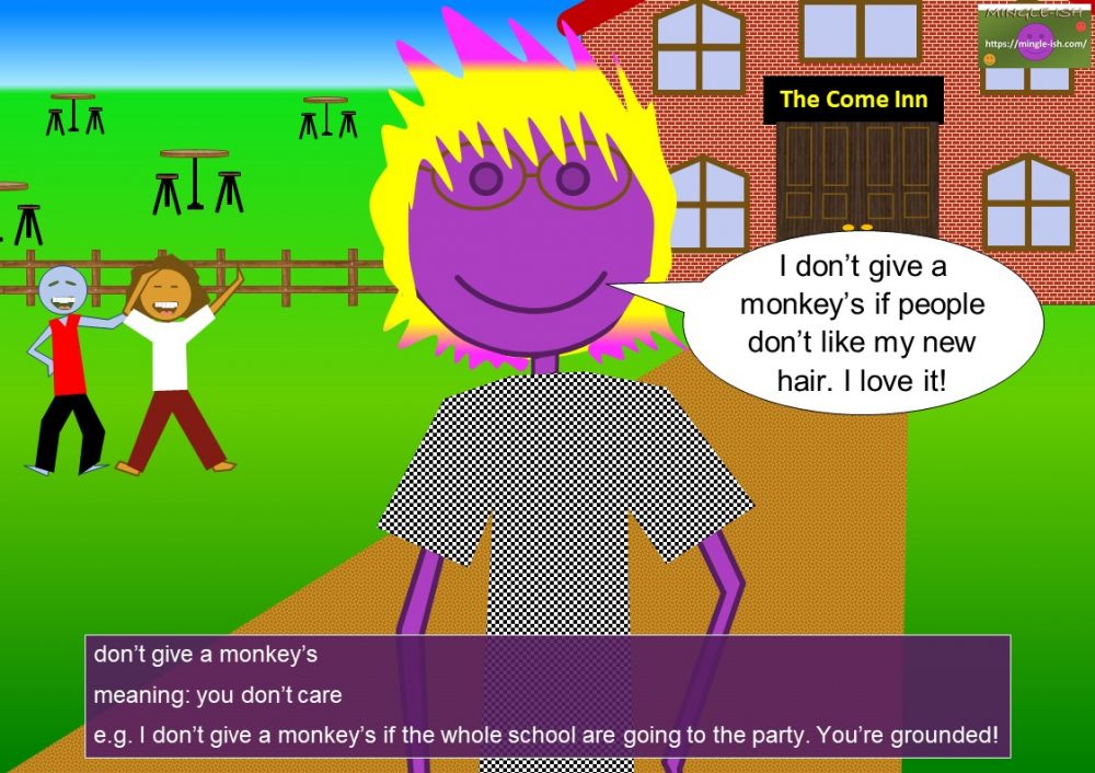 Monkey idioms and expressions - Mingle-ish