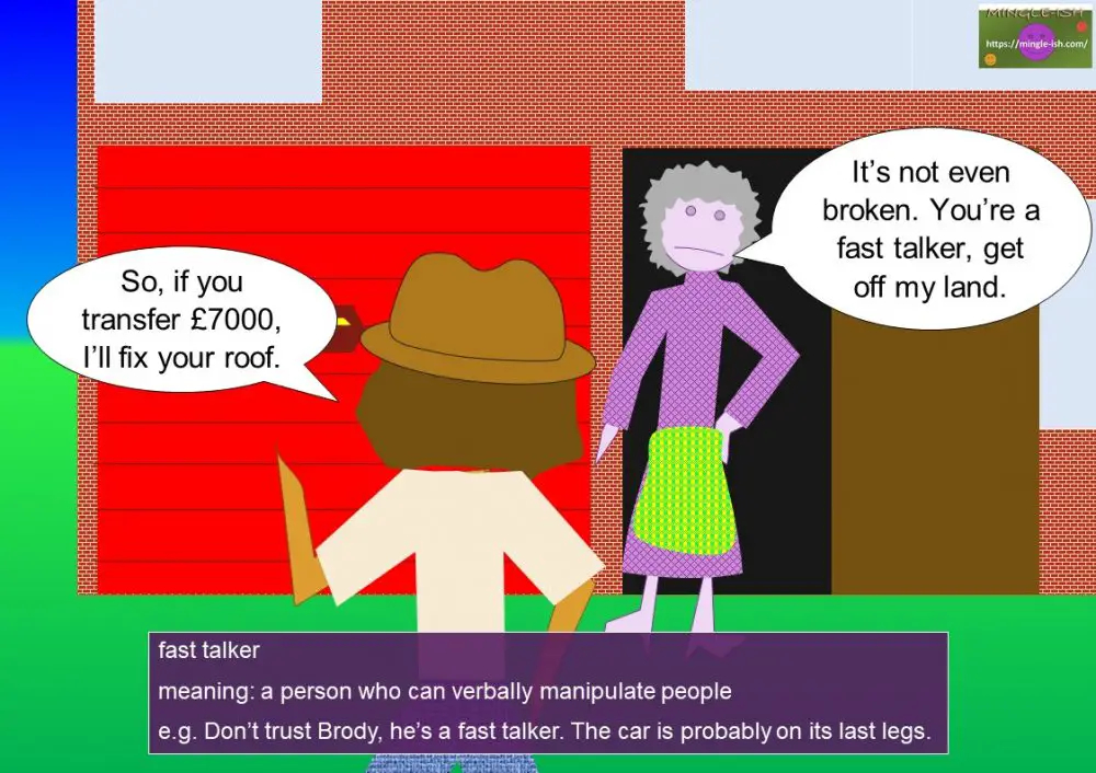 FAST idioms (idioms with adjectives) - Mingle-ish