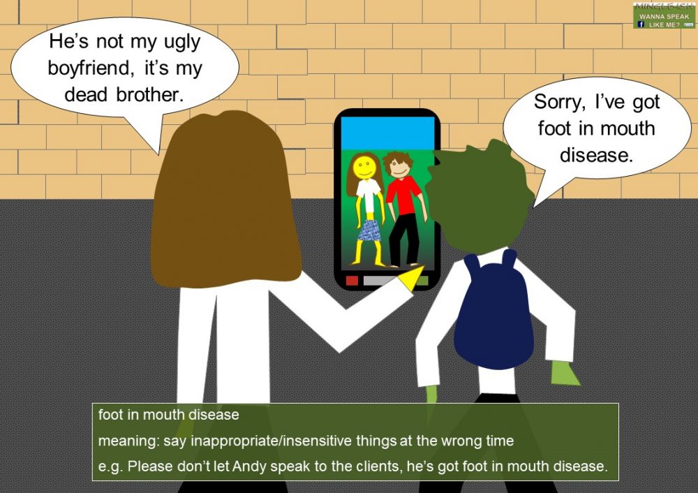 MOUTH idioms (body idioms) - Mingle-ish