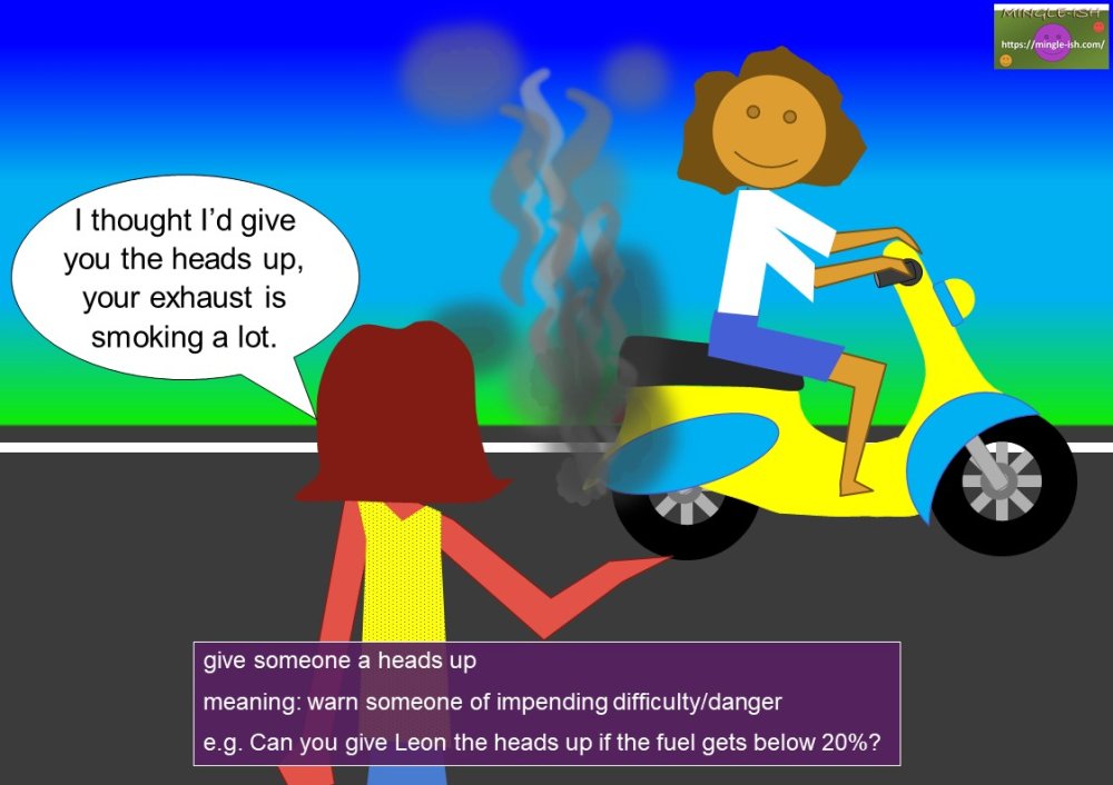 HEAD idioms (body idioms) - Mingle-ish