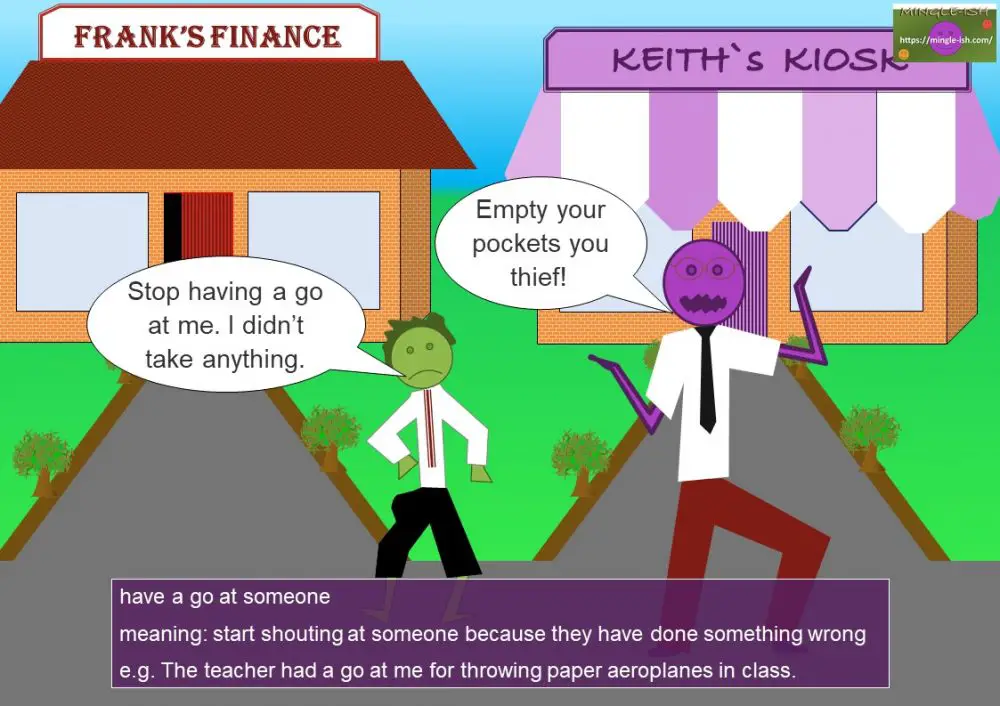 Idioms with verbs - HAVE - Mingle-ish