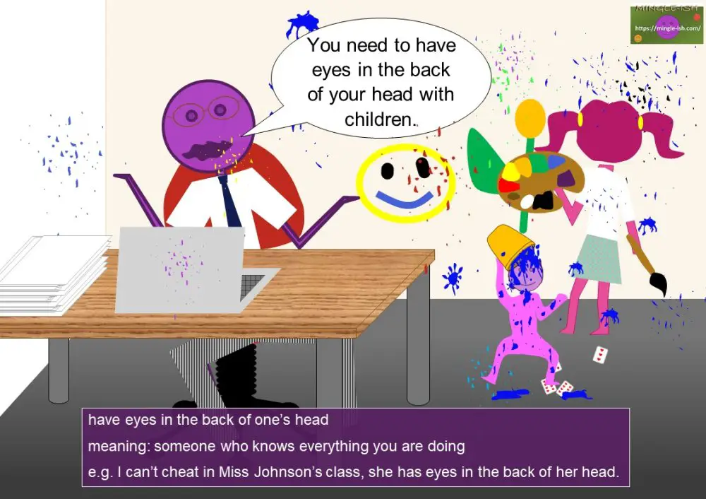 HEAD idioms (body idioms) - Mingle-ish