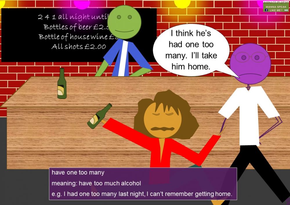 Idioms with verbs - HAVE - Mingle-ish