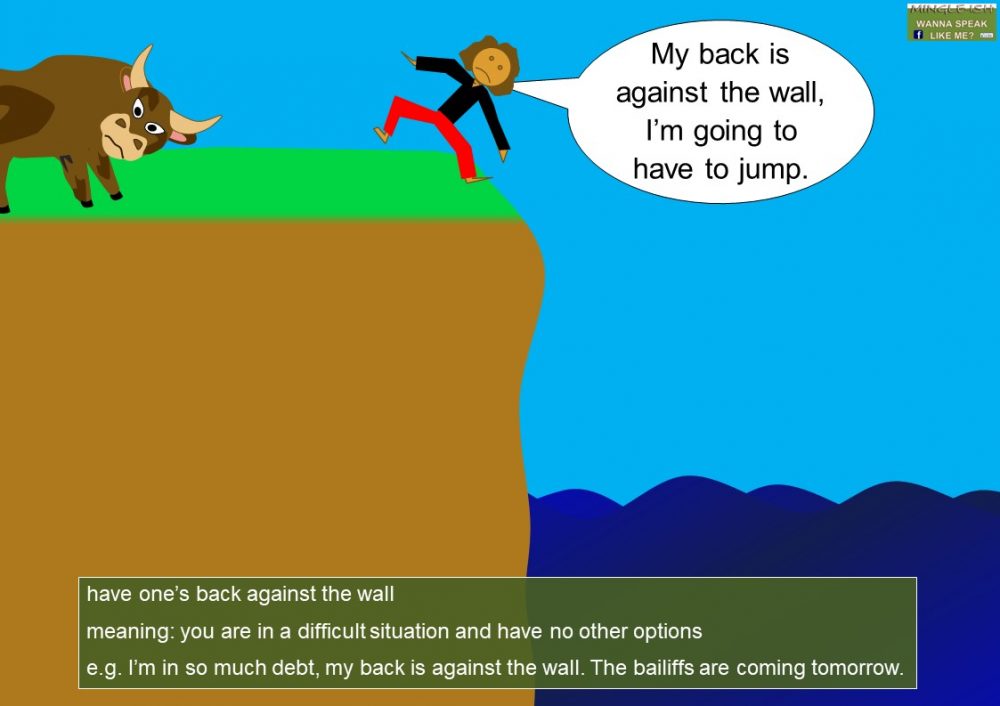 BACK idioms (body idioms) - Mingle-ish