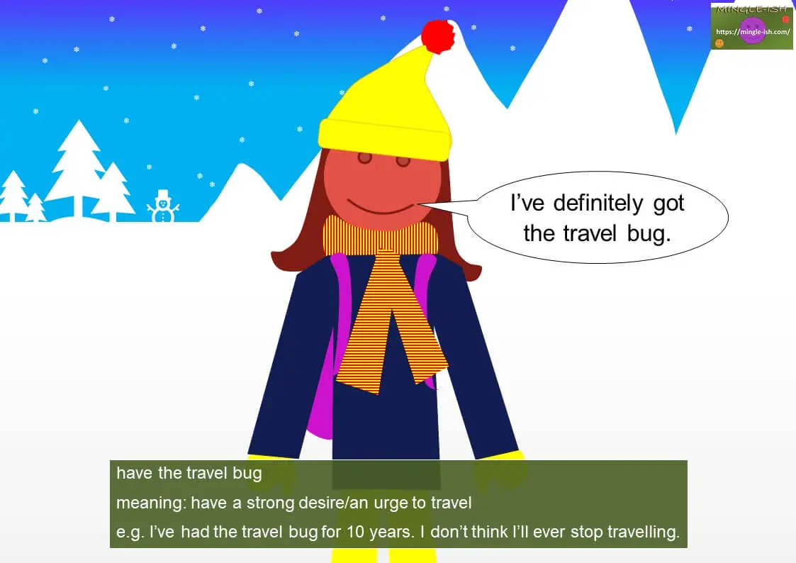 Travel Verb Idioms - Mingle-ish