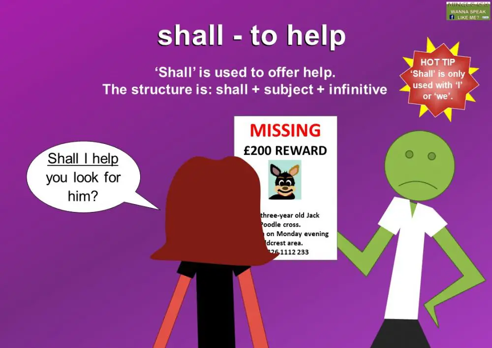 Modal verbs - shall, should, ought to - Mingle-ish