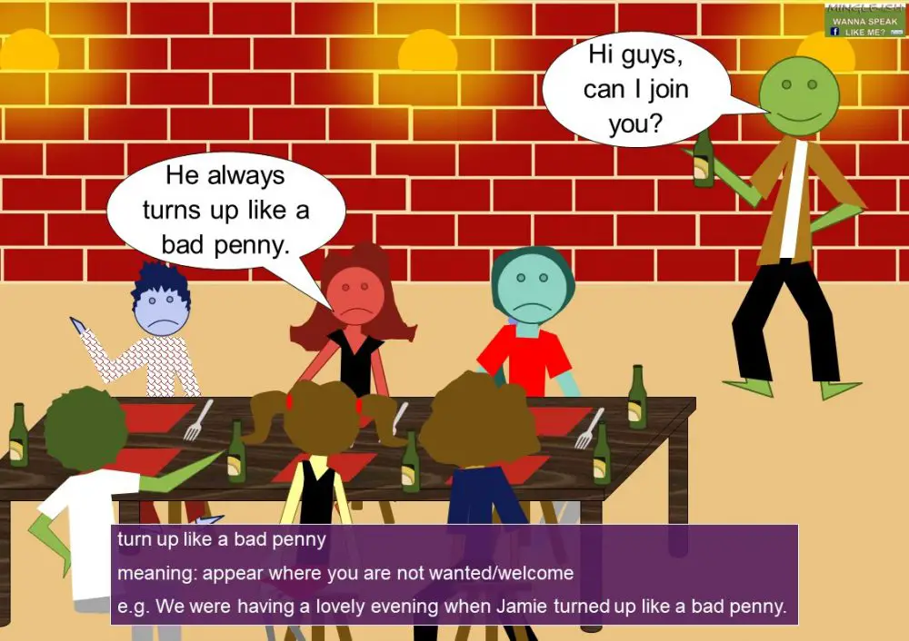 BAD idioms (idioms with adjectives) - Mingle-ish