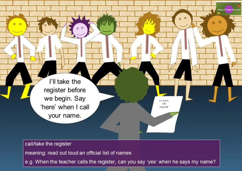 Idioms with verbs - CALL - Mingle-ish