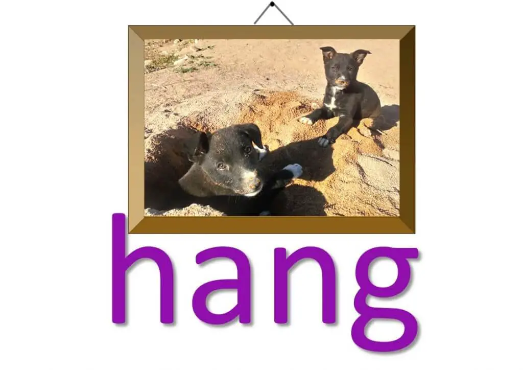 Phrasal verbs with hang - Mingle-ish