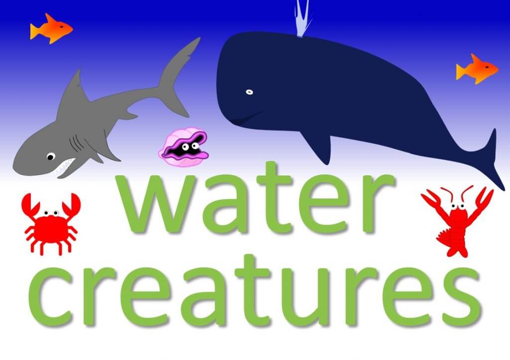 Water creature idioms - Mingle-ish