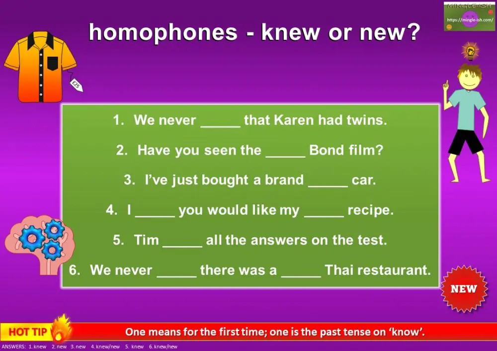 Homophones: 120+ with examples - Mingle-ish