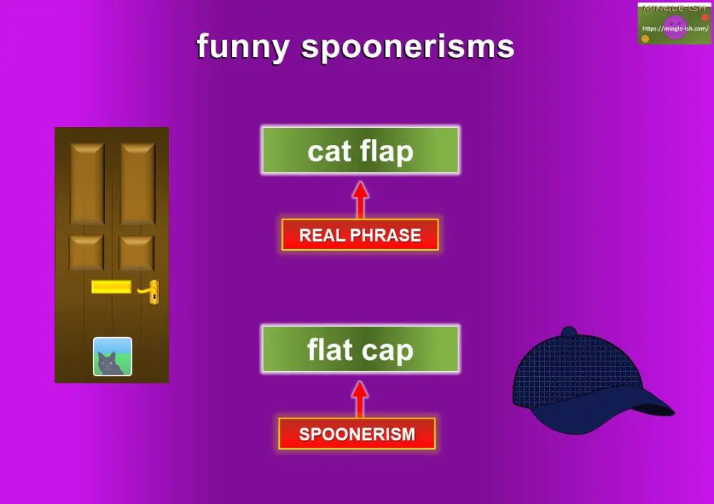 SPOONERISMS - slip of the tongue - Mingle-ish