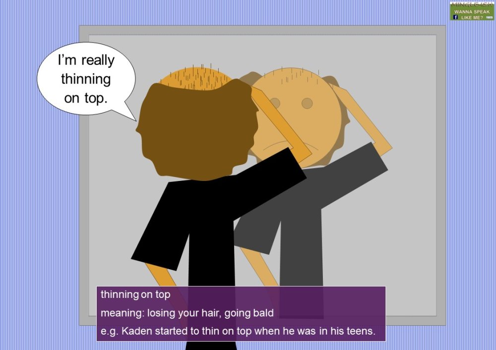 HAIR idioms (body idioms) - Mingle-ish