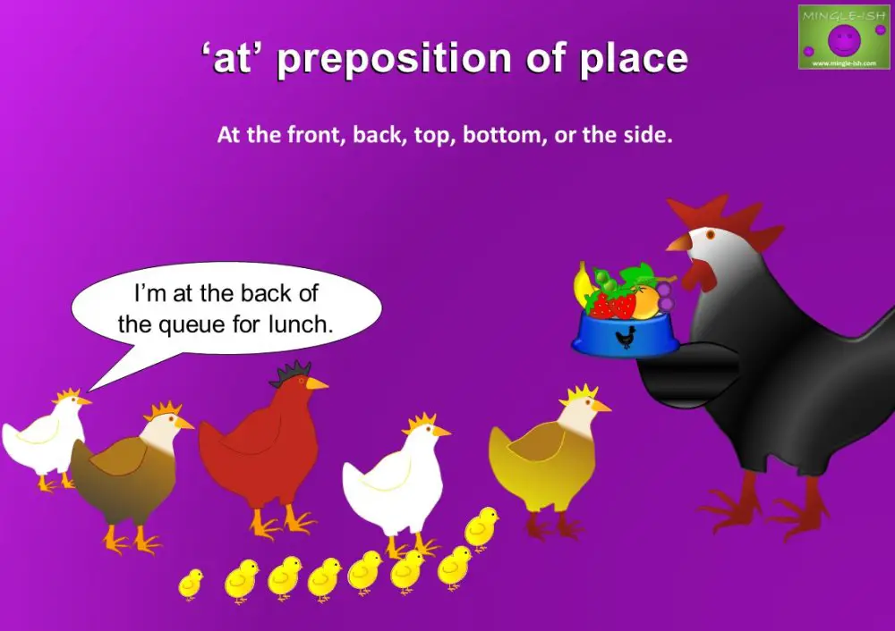 at preposition - Mingle-ish