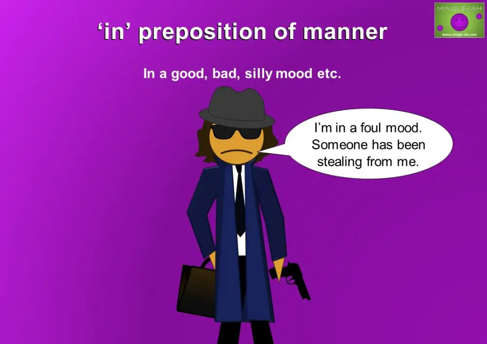 in preposition - Mingle-ish