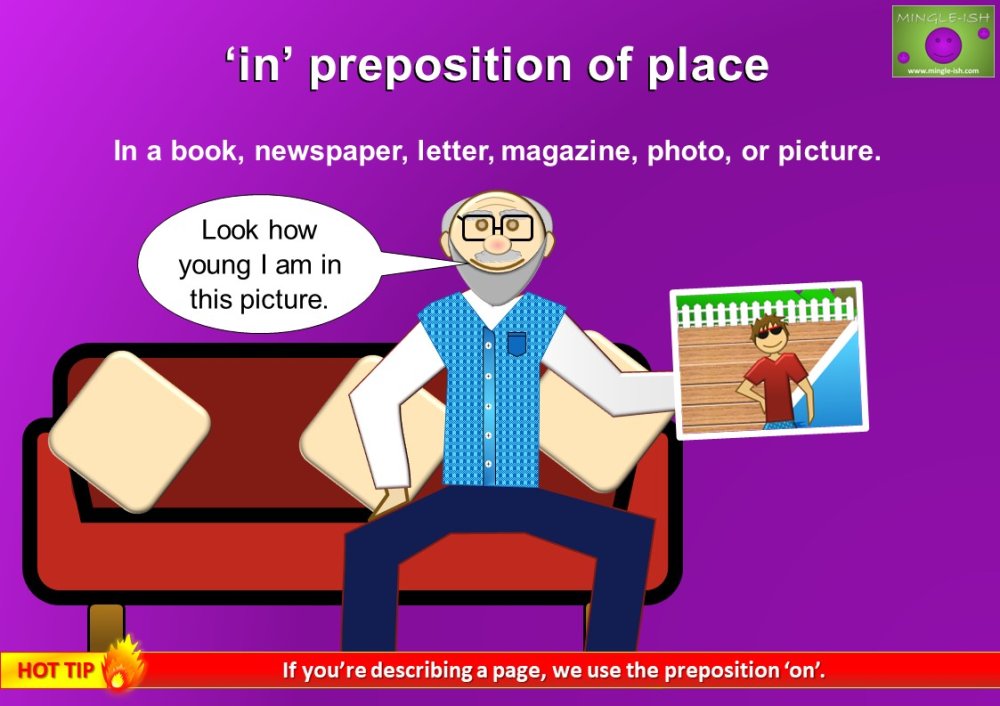 in preposition - Mingle-ish
