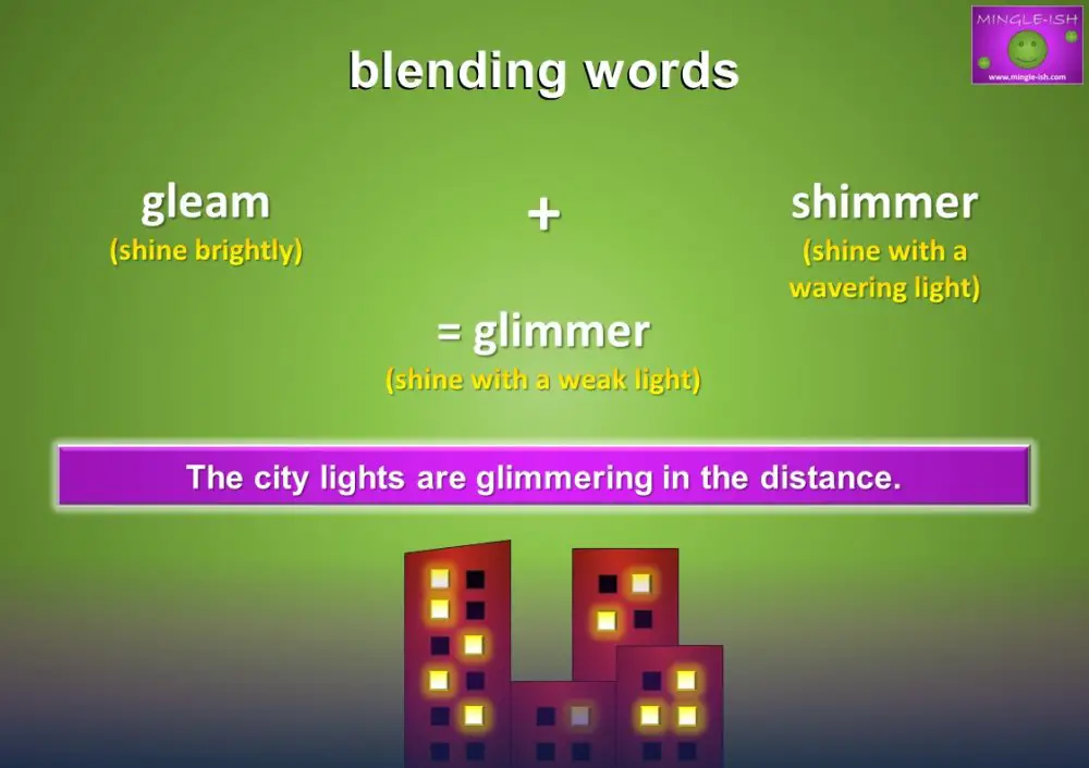 Blending words in English - Mingle-ish