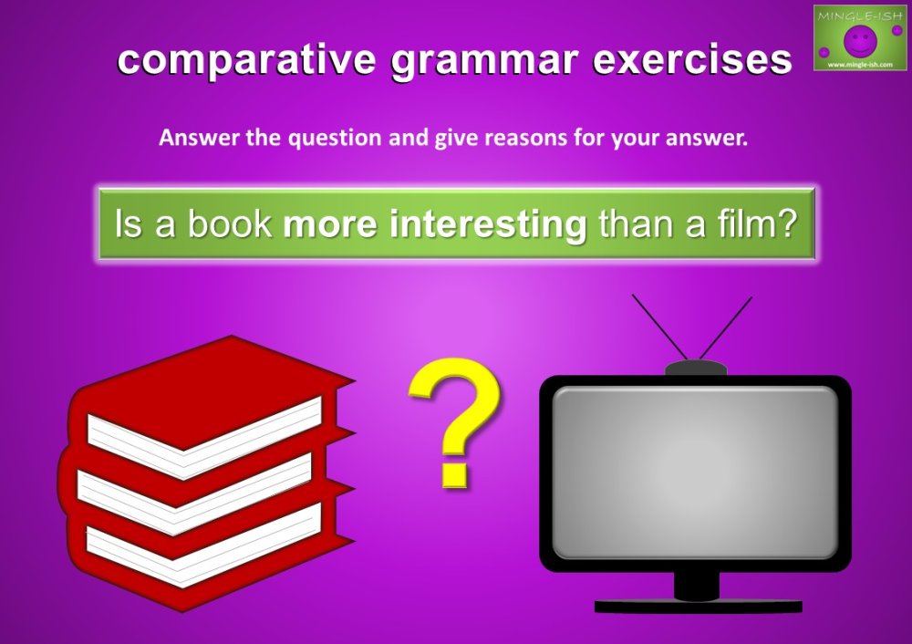 Comparative adjectives - definition and examples - Mingle-ish